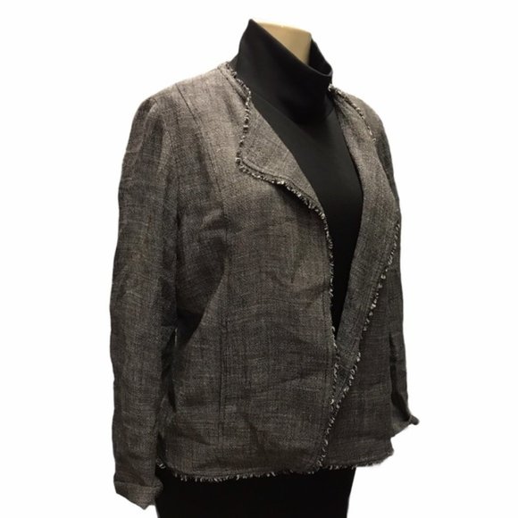 Eileen Fisher | Jackets & Coats | Eileen Fisher Open Front Lightweight ...